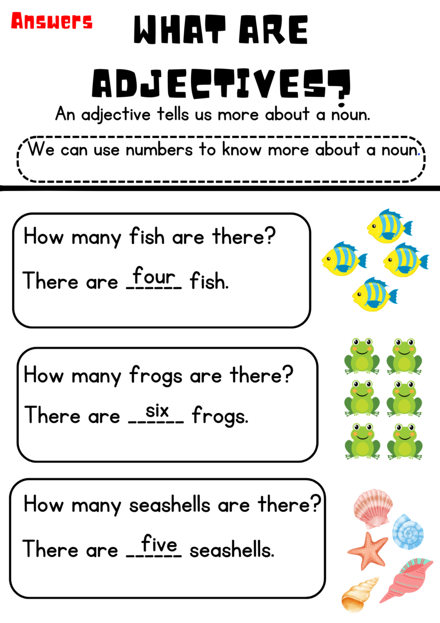 Learn Adjectives for Kindergarten Heroes - Elearning Yard