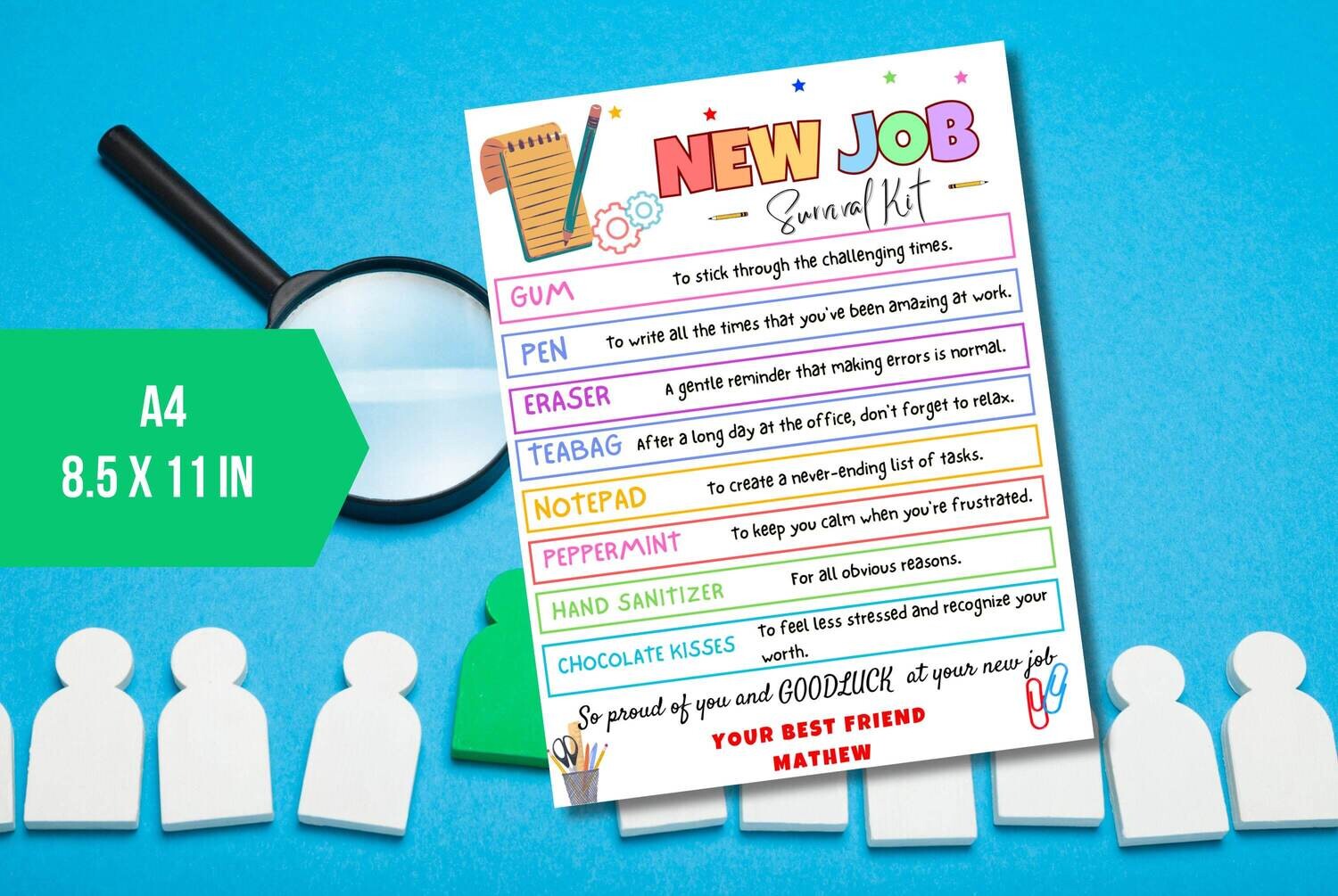 Editable Job Survival Kit Template - Elearning Yard